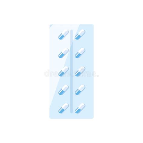 Drugs Tablet Medicine Icons Stock Illustration Illustration Of