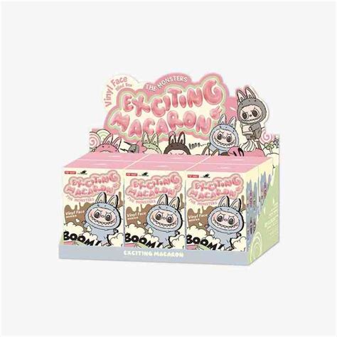 Labubu Doll Vinyl First Generation Monster Dolls Labubus Originales Popmart Macaron Mini Blind