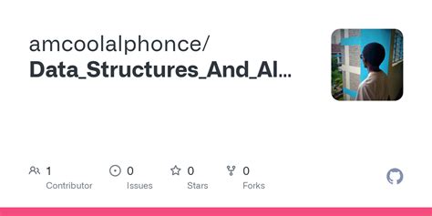 Github Amcoolalphonce Data Structures And Algorithms