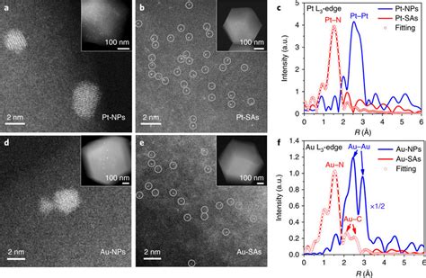Nanoparticles To Single Atoms Transformation Of Pt And Au And