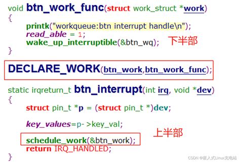 linux驱动中断与时间篇——中断下半部的三种方法 驱动 软件中断 例子 csdn博客