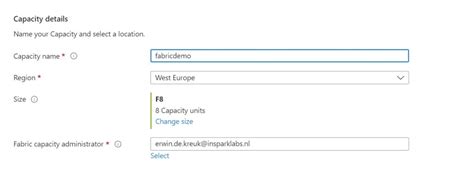 Create Capacity For Microsoft Fabric Erwin And Data Analytics