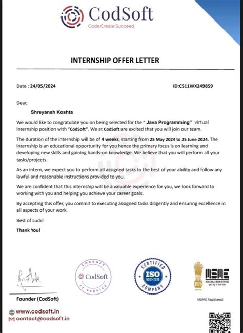 Java Codsoft Shreyansh Koshta