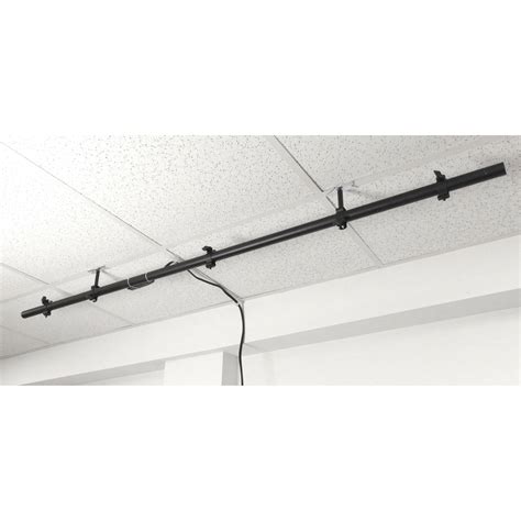 Alzo Suspended Drop Ceiling Mounting Bar For Stage 1674 Blk Bandh