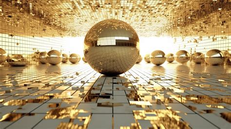 흰색 배경 3d 렌더링에 황금 반짝이 디스코 공 디스코볼 미러볼 클럽 배경 배경 일러스트 및 사진 무료 다운로드 Pngtree