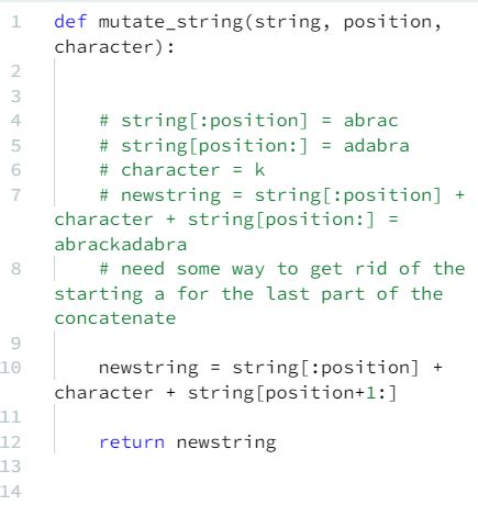 Hackerrank Python Mutations Solution YourDigitalAid