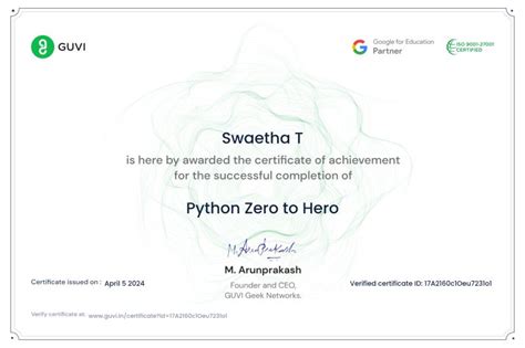 Swaetha Thirumalai On Linkedin Python Coding Learningjourney