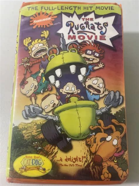 The Rugrats Movie Vhs 1999 Nickelodeon Movies Paramount Orange