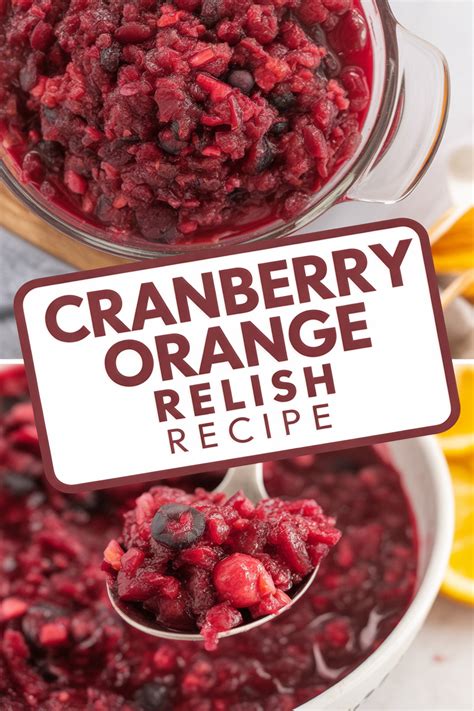 Cranberry Orange Relish Recipe Prep My Career