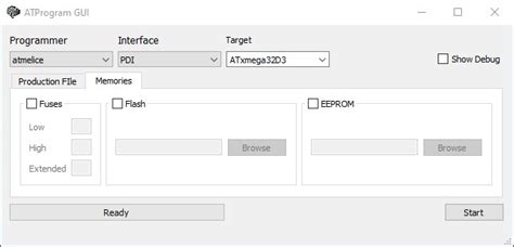 Github Ruggedscienceatprogram Gui Gui Wrapper Around Atmels Atprogram Utility