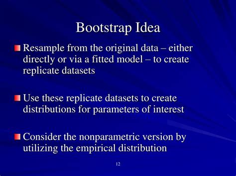 Ppt Nonparametric Bootstrap Inference On The Characterization Of A
