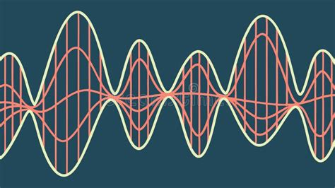 Abstract Sound Waves Music And Audio Visualizer Vector Design Generative Ai Stock Vector