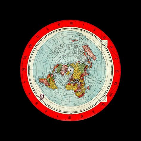 Flat Earth Map Gleasons Map Of The World Poster Printed 59 Off