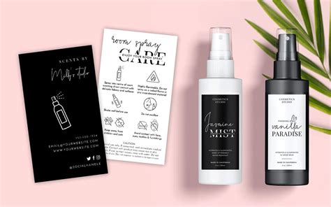 Air Freshener Warning Label Safety Instructions For Room Sprays