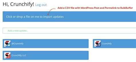 How To Bulk Upload Wordpress Posts To Buffer Social Networking Tool