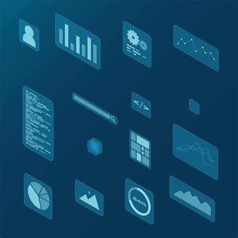 Premium Vector Isometric User Interface Elements Infographic Charts