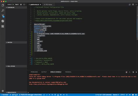 Vscode Platformio A Openocd No Jlink Device Found Issue