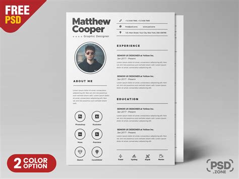 Detail Template Cv Coreldraw Koleksi Nomer