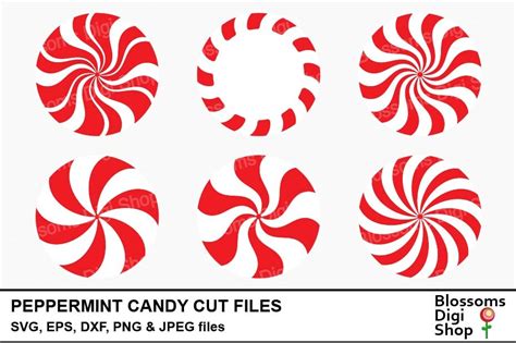 Peppermint Candy Stencil