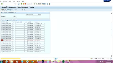 Account Assignment Model In Sap Part 2 Youtube
