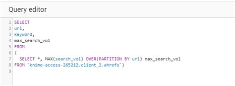 Sql Google BigQuery Analytic Functions MAX FUNCTION Stack Overflow