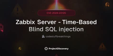 Zabbix Server Time Based Blind Sql Injection