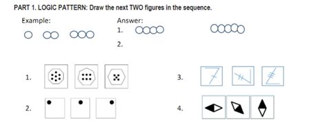 Solved PART 1 LOGIC PATTERN Draw The Next TWO Figures In Chegg Com