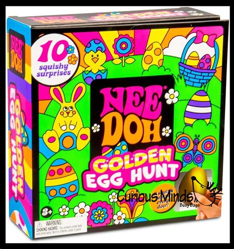 Needoh Easter Golden Egg Hunt Advent Calendar Relaxing Sensory Fidget