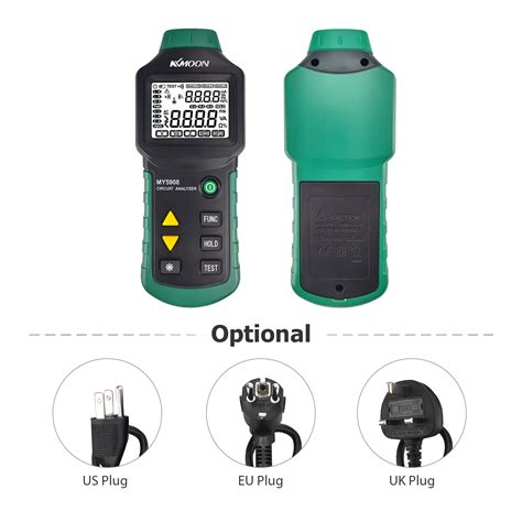 Ms5908c Lcd Digital Circuit Analyzer Voltage Gfci Rcd Fault Tester Low Voltage Distribution Line