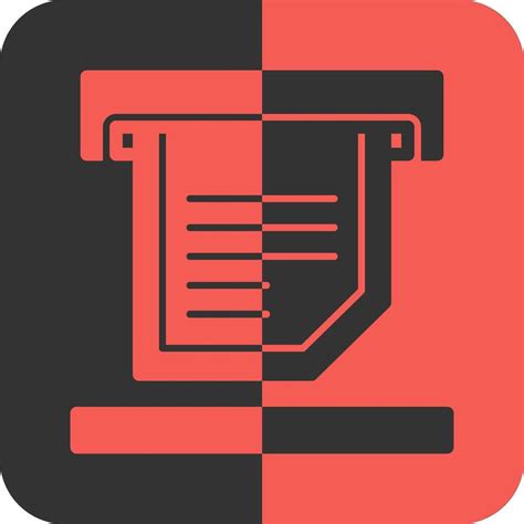 Print Red Inverse Icon 39460639 Vector Art At Vecteezy