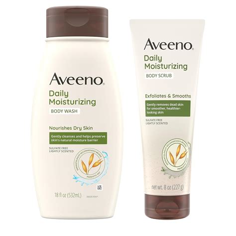 Aveeno Daily Moisturizing Bundle With Body Wash 18 Oz