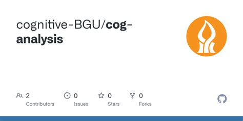 Github Cognitive Bgucog Analysis