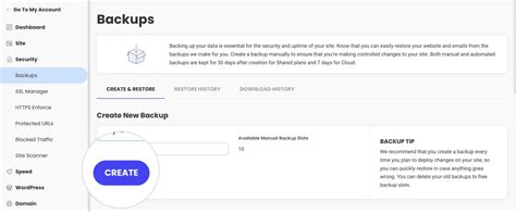 how to use the backup service in site tools siteground kb