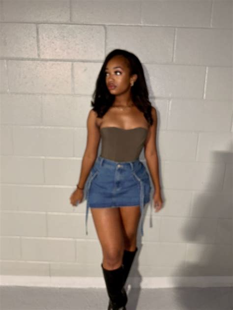 Jean Skirt Outfit Outfits Outfit Inspirations Jean Skirt Outfits