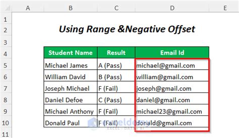 How To Use VBA Range Offset Easy Ways ExcelDemy