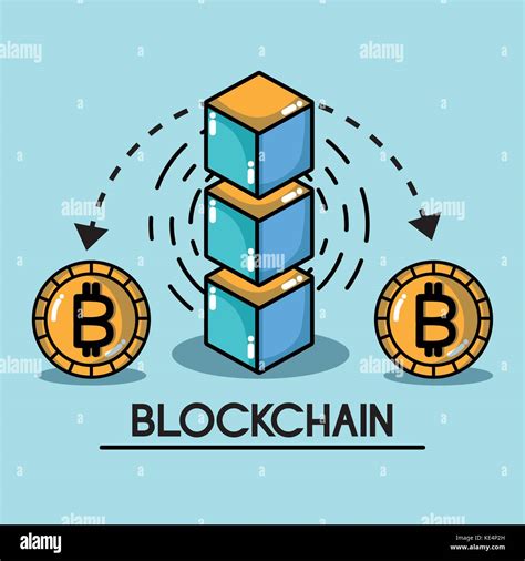 Blockchain Cubes Digital Security Technology Stock Vector Image And Art