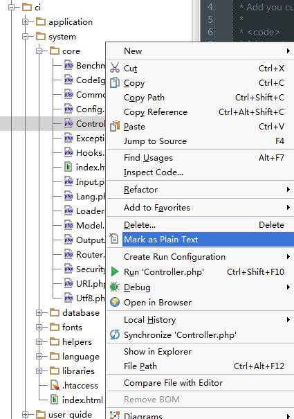 phpstorm支持codeigniter代码提示 自动完成 谦信君 博客园