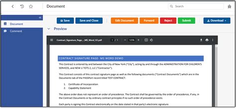 Approve And Sign Contract Authoring Document Mocs
