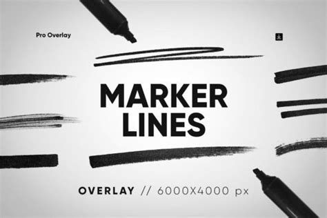 70 Marker Lines Overlay Graphic By Ccpreset · Creative Fabrica