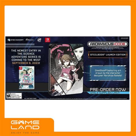 Promo Anonymous Code Launch Edition Steelbook Nintendo Switch Cicil 0 3x Jakarta Utara