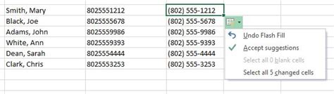Excel Use Flash Fill Concatenate And Text To Columns