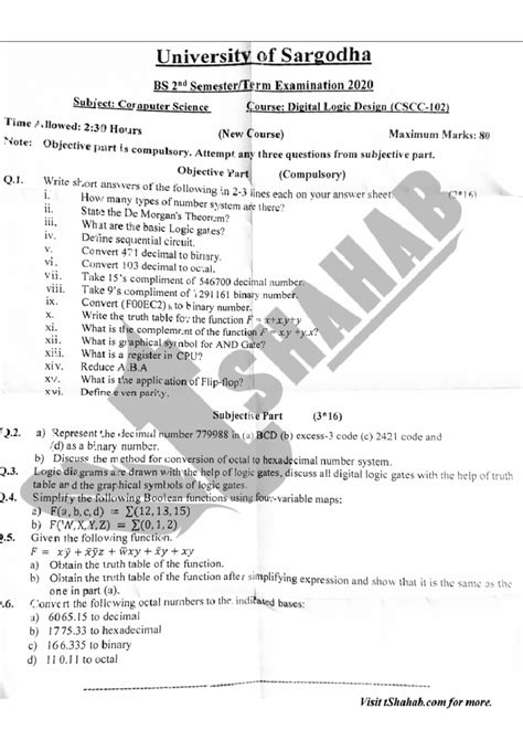 DLD CS Bznzndbz Computer Science Studocu