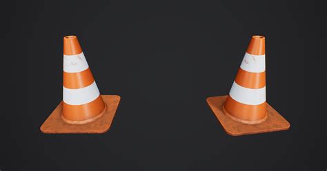 stylized traffic cone 3d exterior unity asset store