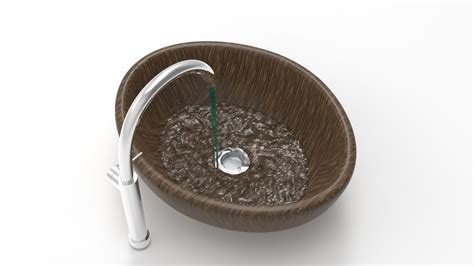 3d Wash Basin Simulation Model Turbosquid 2018843