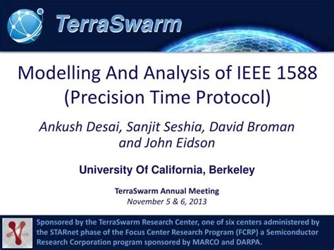 Ppt Modelling And Analysis Of Ieee 1588 Precision Time Protocol Powerpoint Presentation