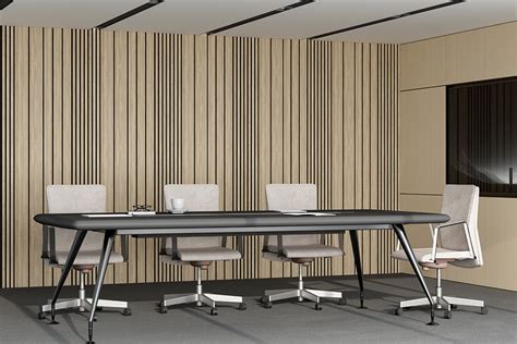 Combo Slat Alternating Widths Acoustic Wood Wall Panels Test