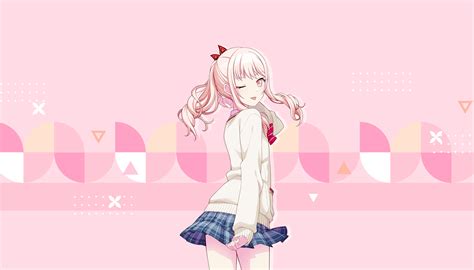 Akiyama Mizuki Project Sekai Highres Official Art Tagme 1other Blush Bow Hair Bow Long