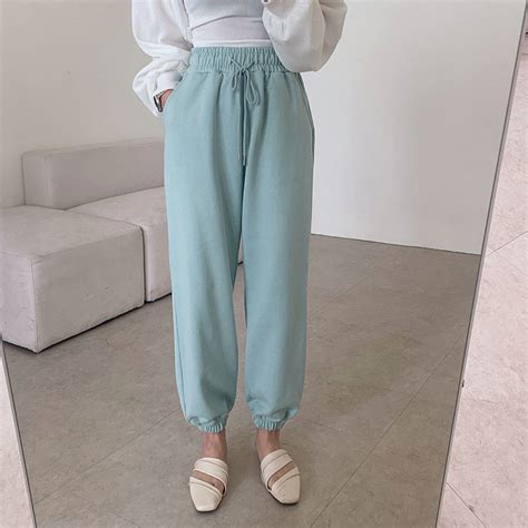 스프링 조거 하이웨스트 밴딩 팬츠 5color 어나더포유