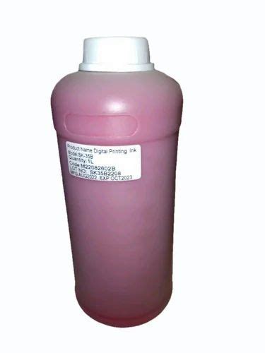 Pink Digital Printing Solvent Ink Bottle Packaging Size L At Litre In Kanpur