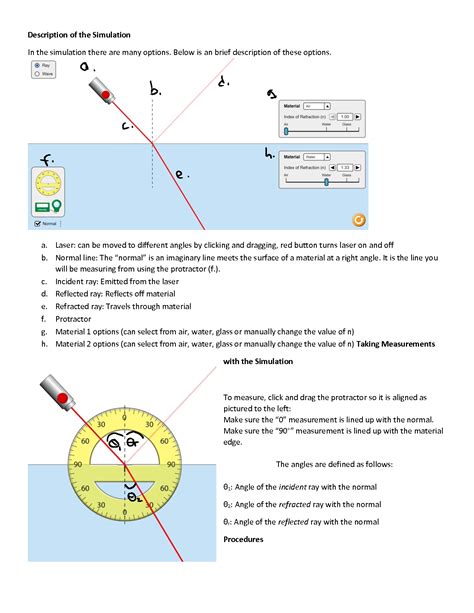 SOLUTION P Reflection And Refraction Virtual Lab Studypool